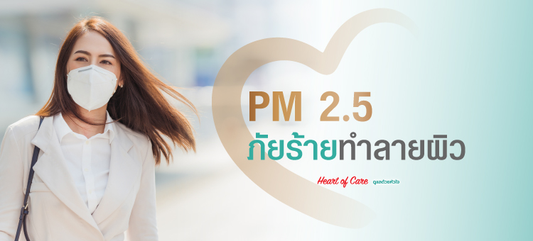 PM2.5 ภัยร้ายทำลายผิว